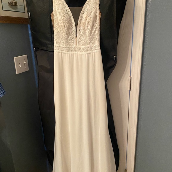 bianco evento | Dresses | Elegant White Lace Wedding Dress | Poshmark